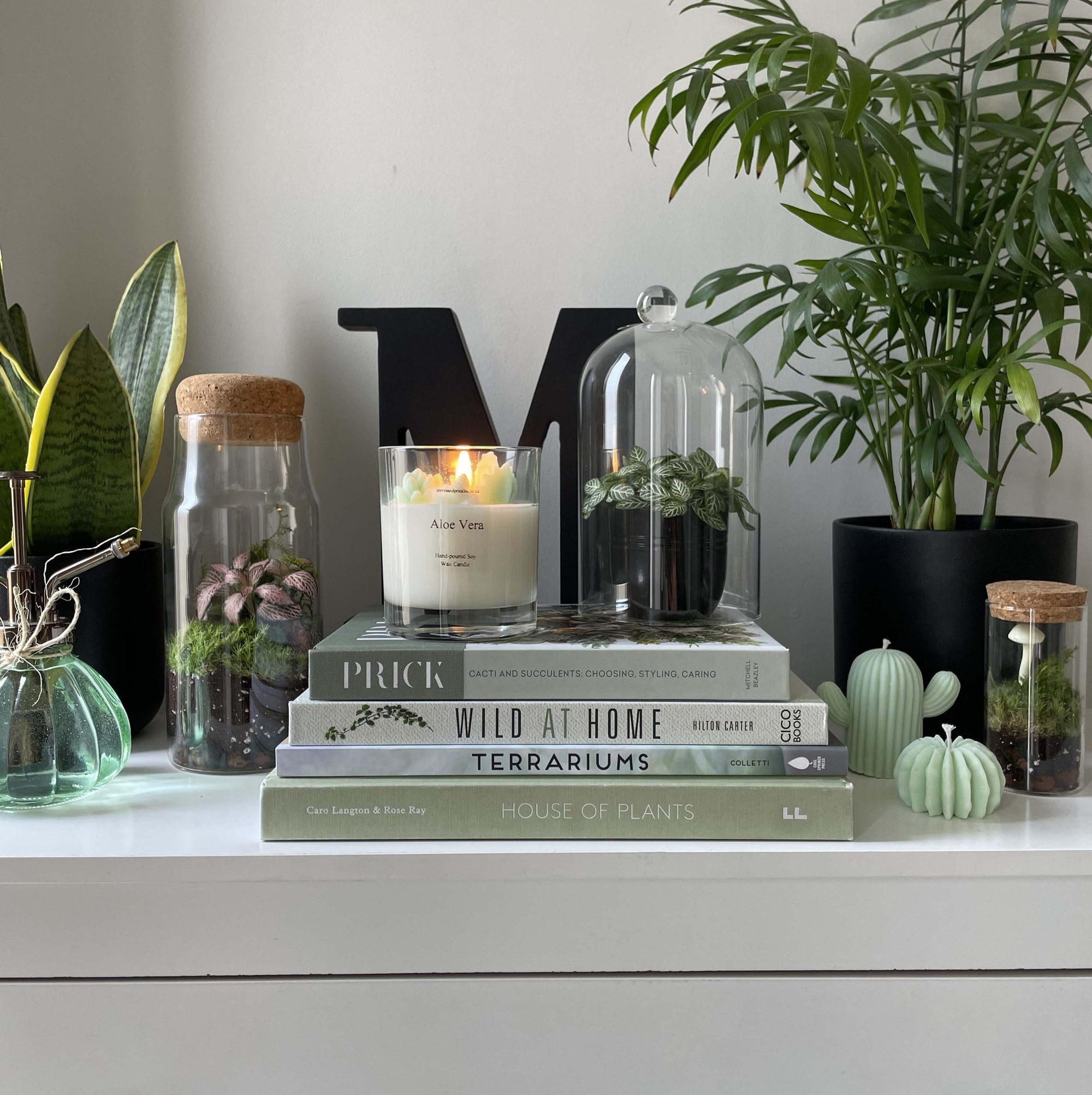 Handmade Cactus Candles & DIY Terrarium Kits | leaves and prickles UK